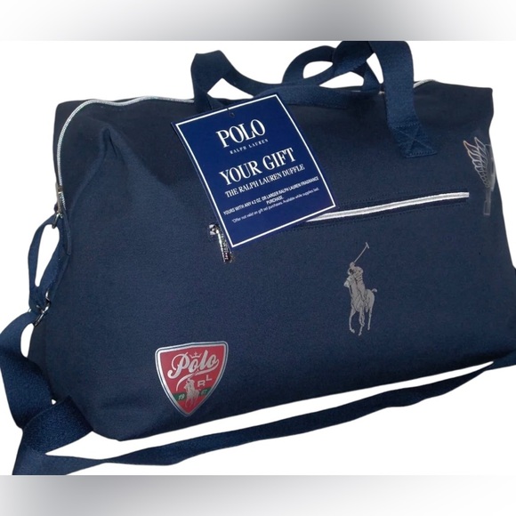 Polo Ralph Lauren | Bags | Ralph Lauren Fragrances Mens Pony World Of Polo Duffle Travel Bag ...